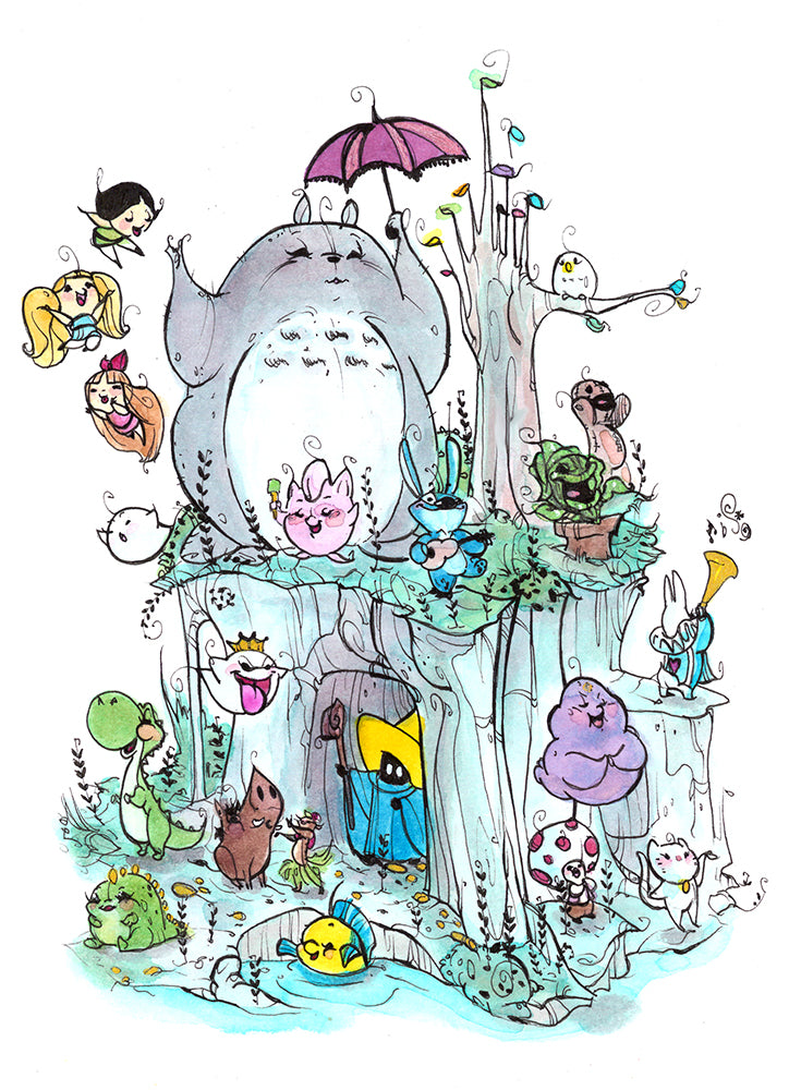 Sing Along (Flying Frog Illustration) FFI – Real Fantastic Art