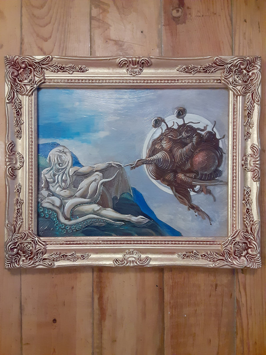 Birth of Cthulhu with Flying Spaghetti Monster 2015 – Real Fantastic Art
