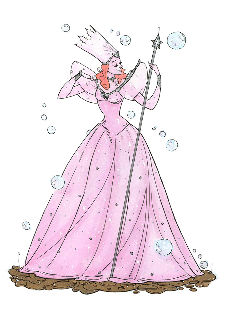 Oz - Glinda (Flying Frog Illustration) FFI – Real Fantastic Art