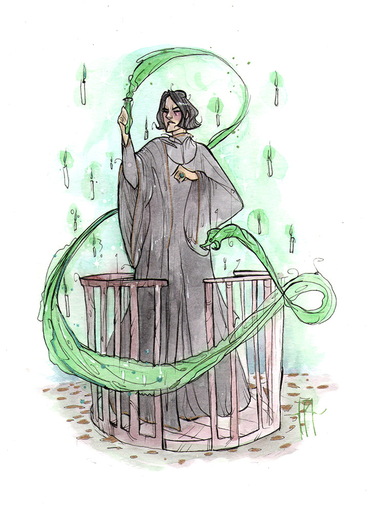 Young Professor (Flying Frog Illustration) FFI – Real Fantastic Art