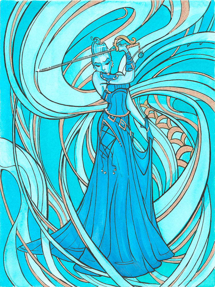 Paige of Swords [Tarot] (FFI) – Real Fantastic Art