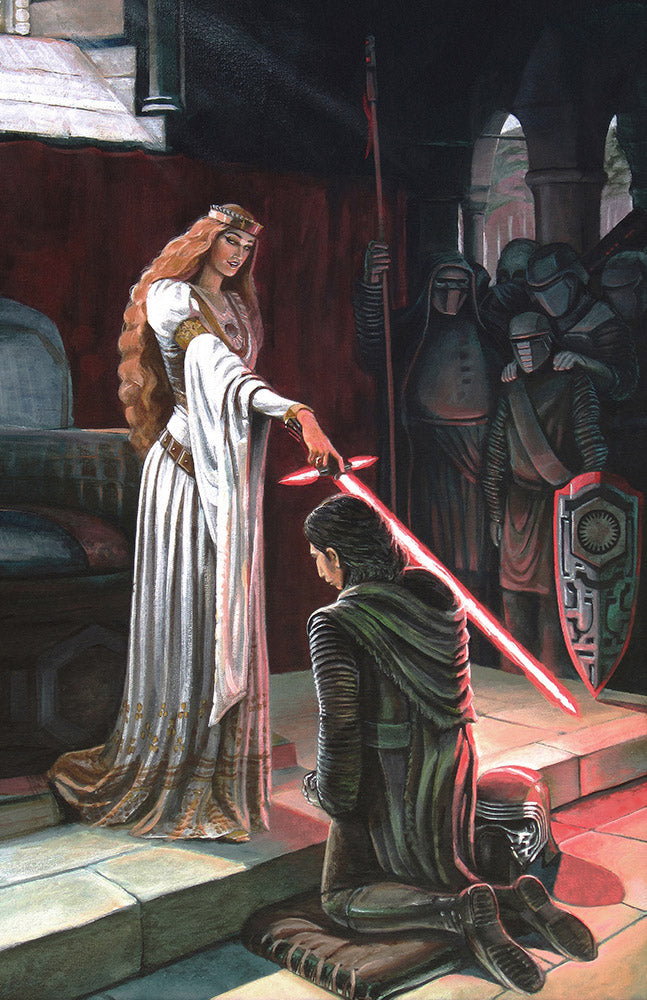 Initiate (parody remake of The Accolade by Edmund Leighton) – Real ...